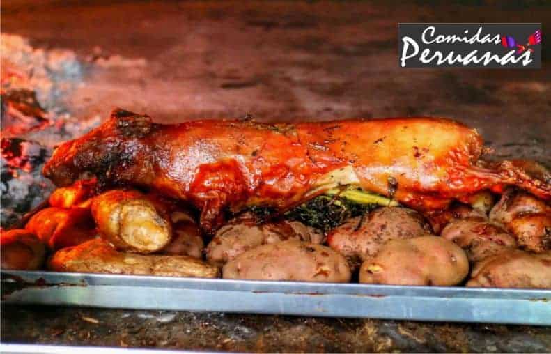 Receta Cuy al Horno - Comida Peruana Tipica de la Sierra