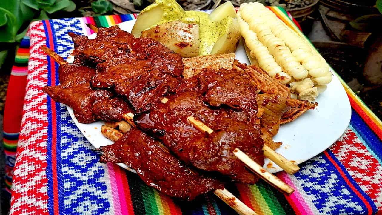Anticucho Receta - Comidas Peruanas - Entradas - Ingredientes